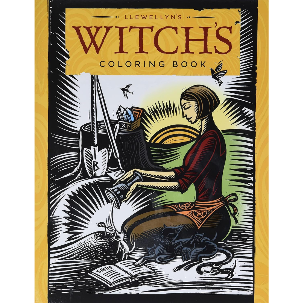 coloring book witchcraft