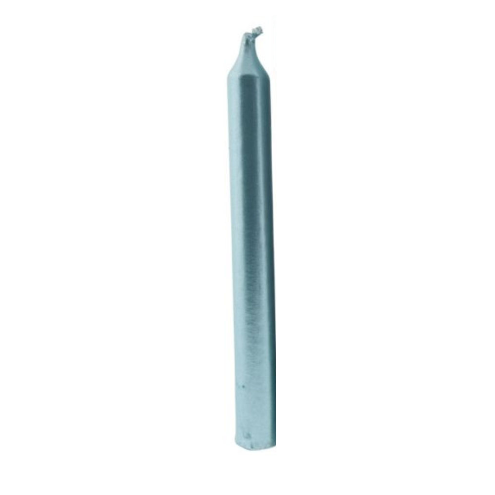Metallic Light Blue Mini Ritual Unscented Candle – My Little Magic Shop