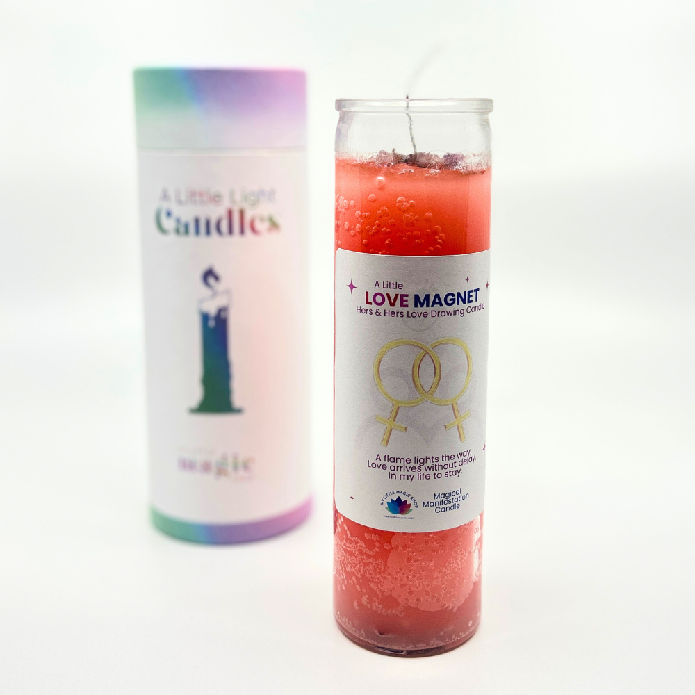 Her and Her Love Magnet 7 Day Magic Ritual Candle – Attract Love – My ...